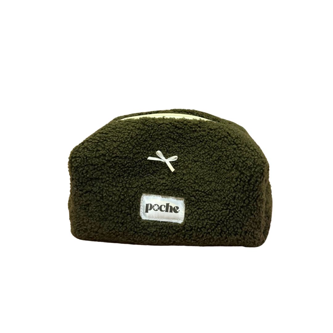 Teddy Series Puffed Pouchie in Moss – POCHE LABEL